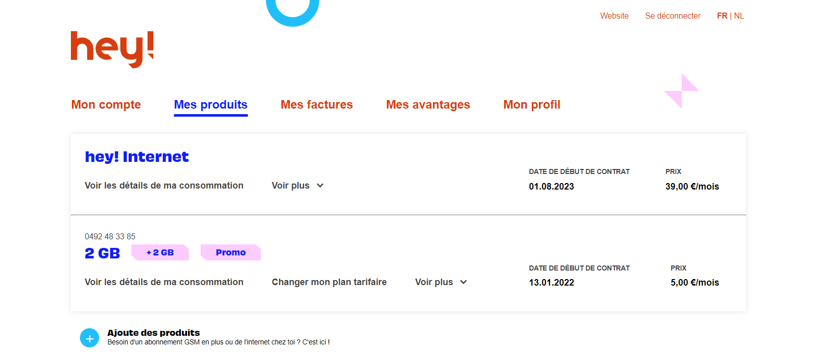Comment adapter mon plan tarifaire ? | hey!
