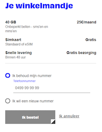 Mijn huidig nummer behouden | hey!